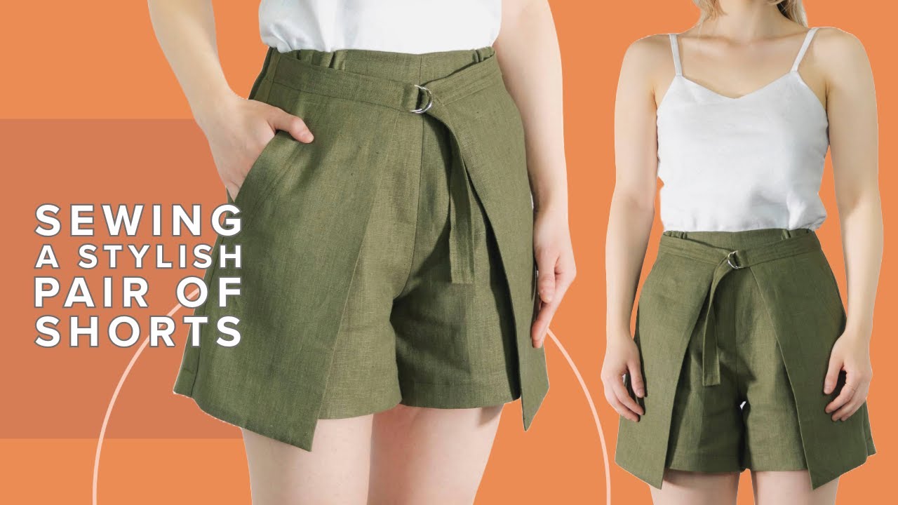 DIY a stylish pair of shorts (step by step sewing tutorial) | The ...