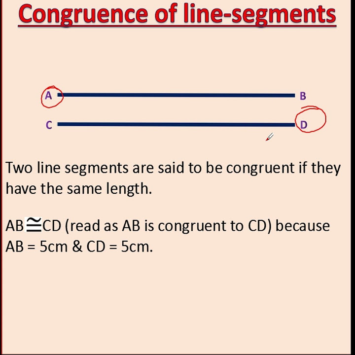 Congruence Of Line-segments? CBSE/NCERT Math Class 7 |#BrightIQ | #Shorts - YouTube