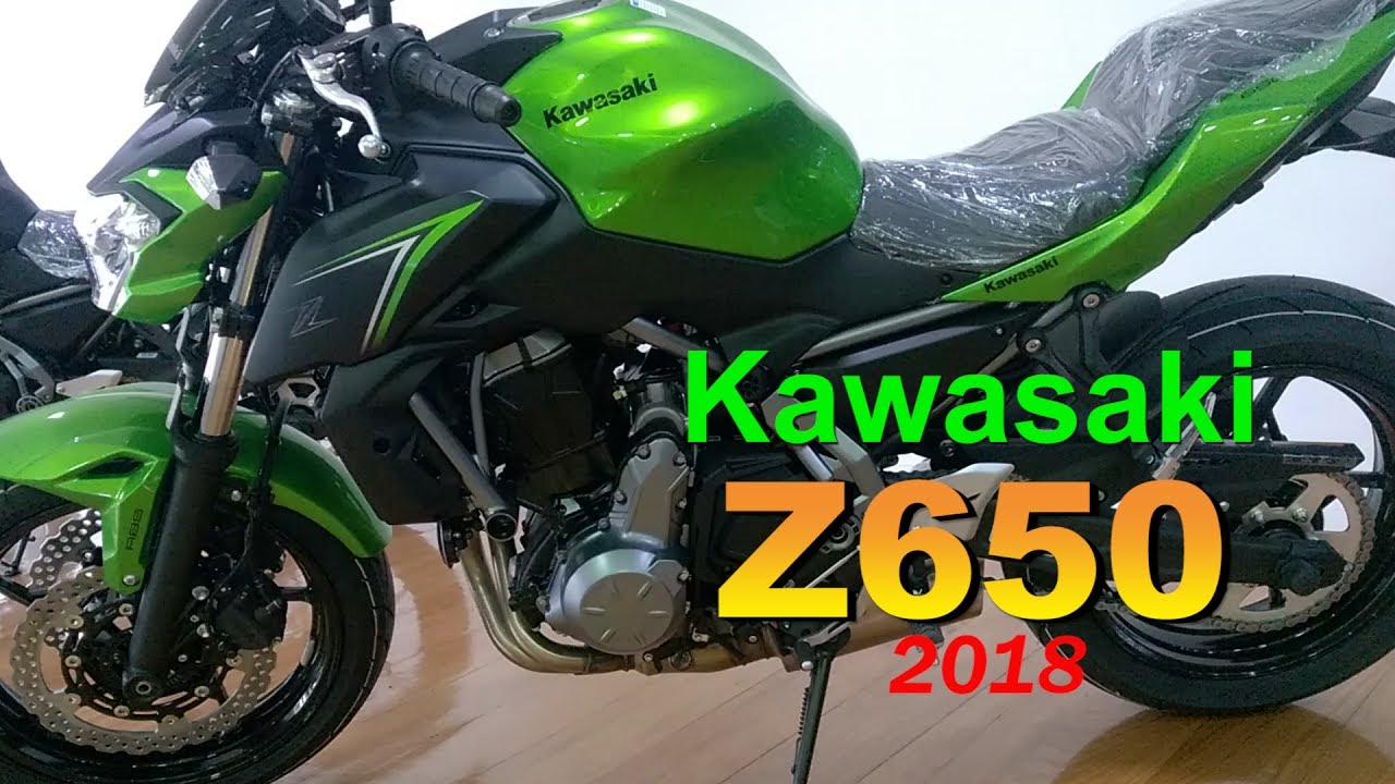 Nova Kawasaki Z650 2018 (ABS) - YouTube