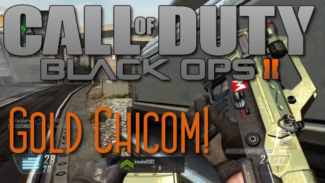 Chicom CQB SMG GOLD - Black Ops 2 Wii U Gameplay by iC0NB0Y - YouTube