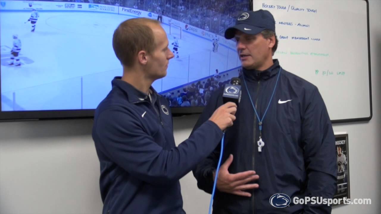 Penn State Hockey: Practice Update with Guy Gadowsky - Oct. 15 - YouTube