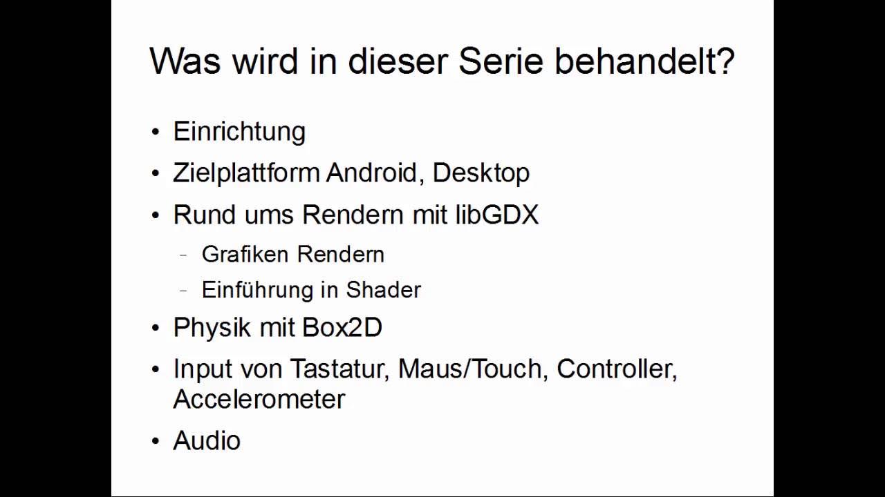 libGDX Tutorial #1 - libGD...Was? - YouTube