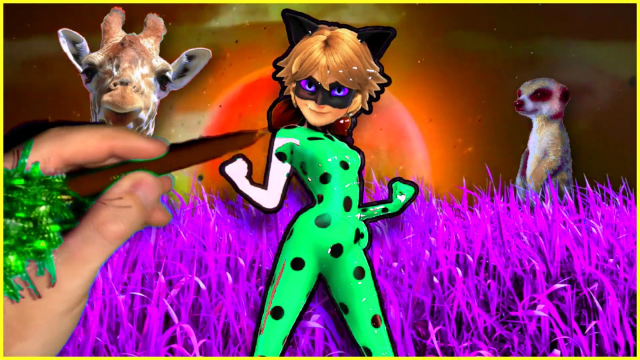 Magic Coloring! How to draw Ledibag in REAL LIFE! Ledibag and Super Cat ...