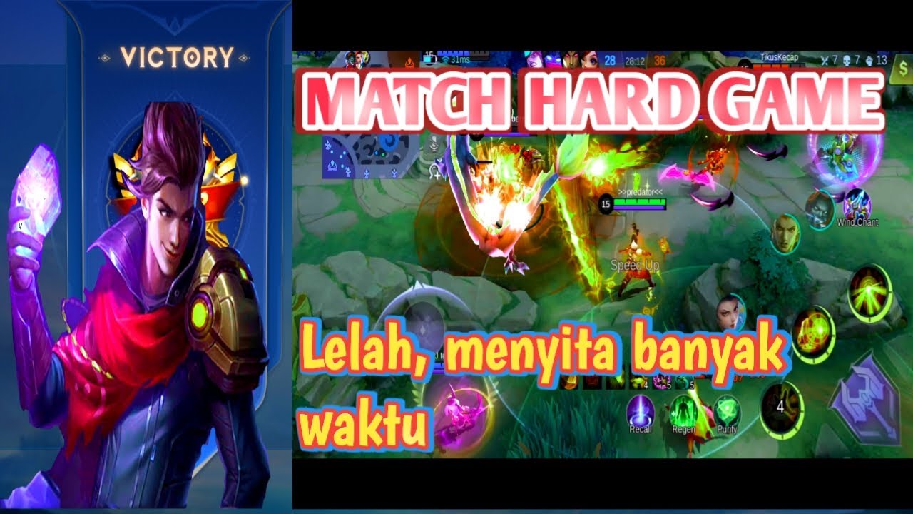 GAMEPLAY SOLO RANK CLAUDE | HARD GAME LELAH MENYITA BANYAK WAKTU - Moby ...