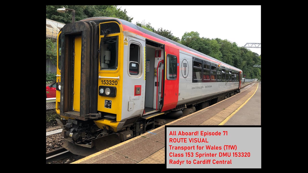 Route Visual | Transport for Wales ( TfW ) Class 153 Sprinter DMU ...