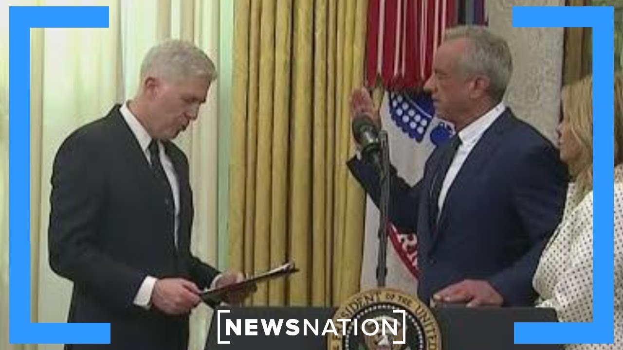 RFK Jr. sworn in as Health and Human Services Secretary | NewsNation ...