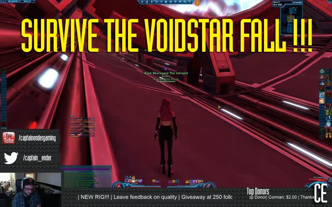 I survived the bridge fall in Voidstar! - YouTube