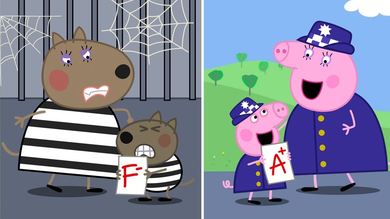 Peppa Pig Police Vs Danny Dog Thief - Peppa Funny Animation - YouTube