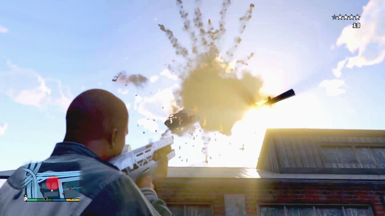 GTA V Helicopter Explosion Compilation #2 #gta #gta5 #gtaonline #gaming ...