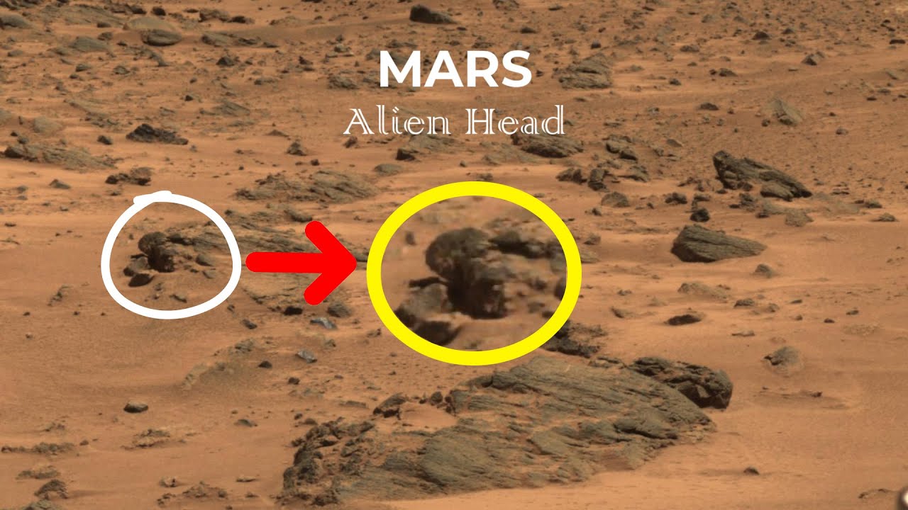 Mars Alien Head | Life on Mars | Perseverance Rover | Marte - YouTube