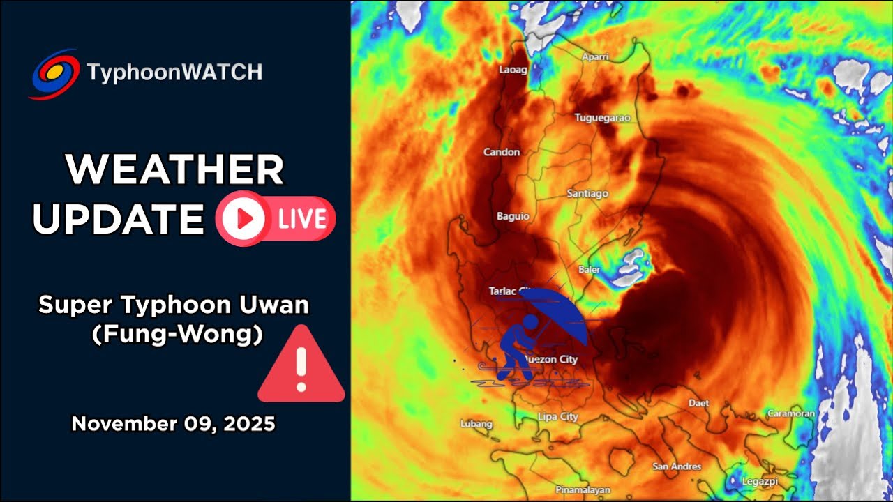 Super Typhoon Uwan LIVE Update, Landfall Condition| Weather Update LIVE ...