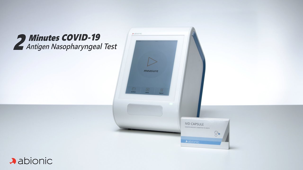 Abionic - The 2-minute COVID-19 Nasopharyngeal Test Handling Video ...