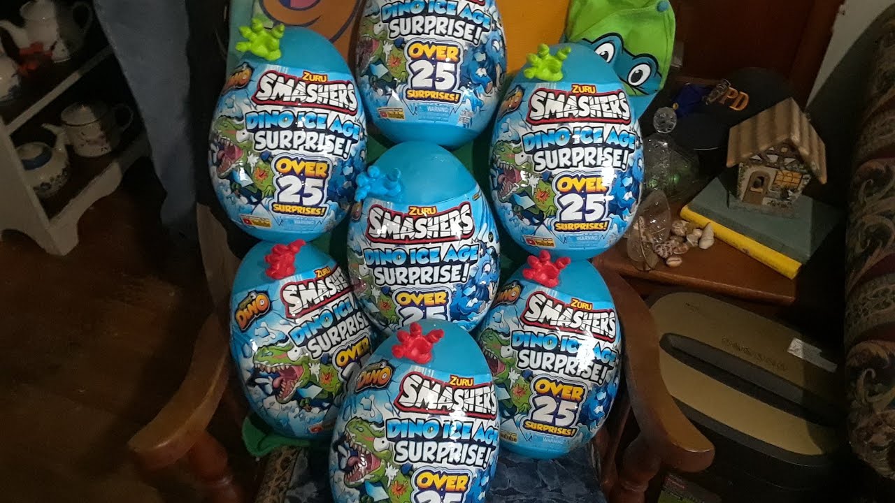 Smashers Ice Age dinosaurs surprise kroger clearance sale - YouTube