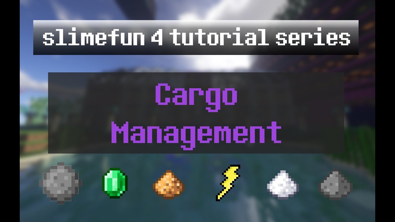 SlimeFun 4 Tutorial Ep 09 - Cargo Management - YouTube