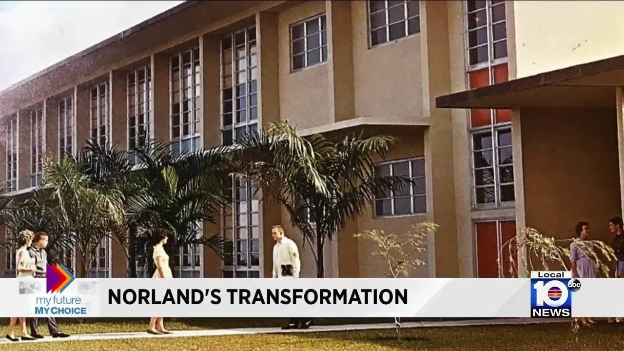 Miami Norland Senior High School shows off Viking pride - YouTube