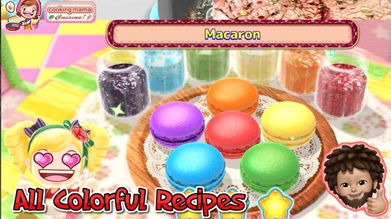 Cooking Mama: Cuisine! - Colourful Recipes | Rainbow Mille Crepe ...