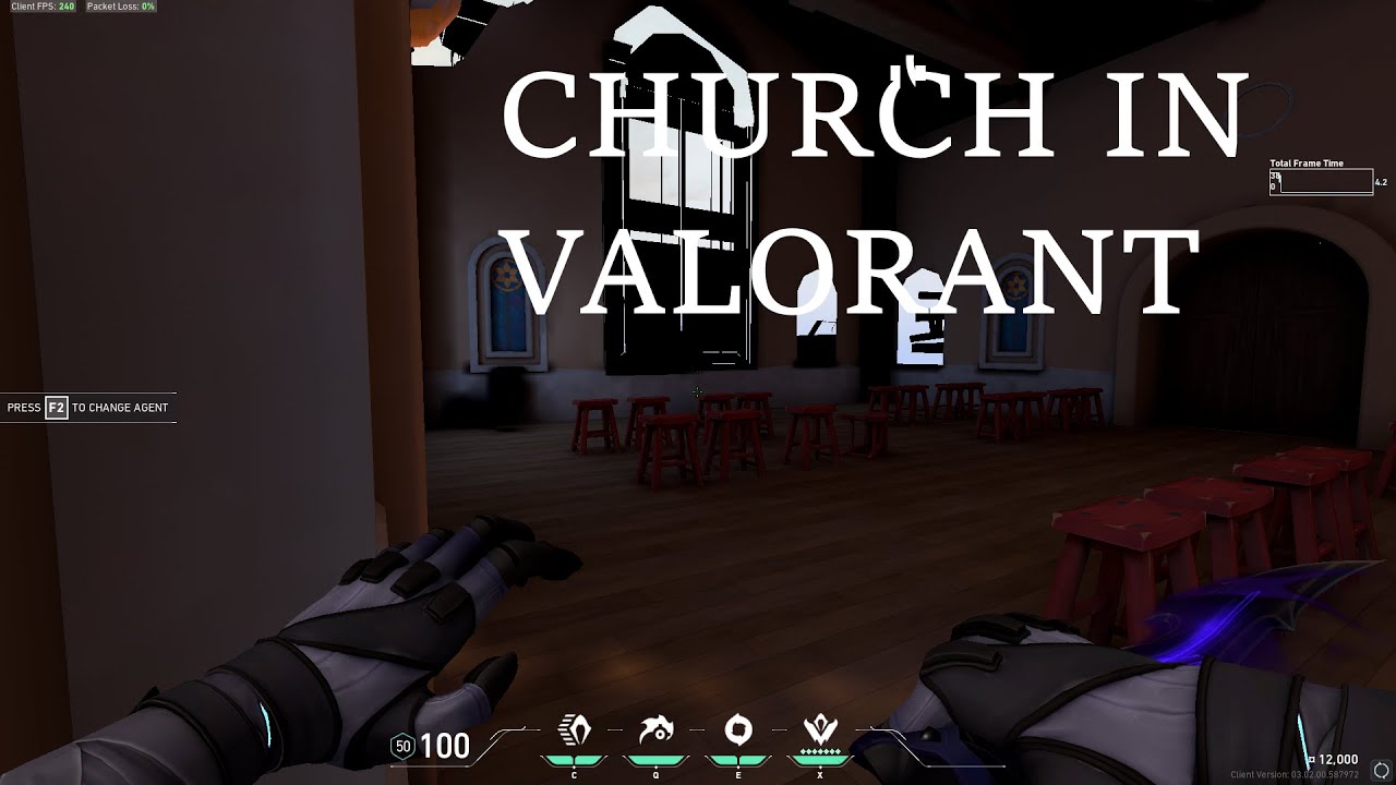 HOW TO ENTER THE CHURCH IN VALORANT RANGE - YouTube
