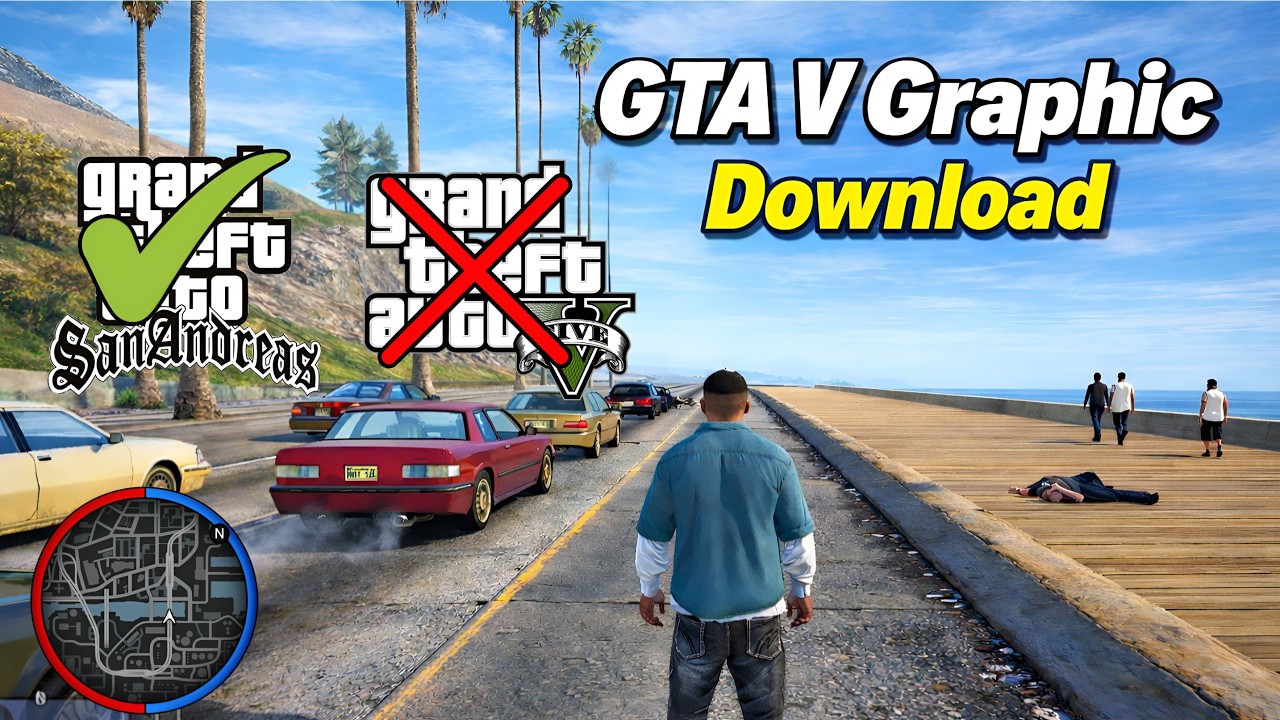 Installed GTA V Graphic Mod on Android - YouTube
