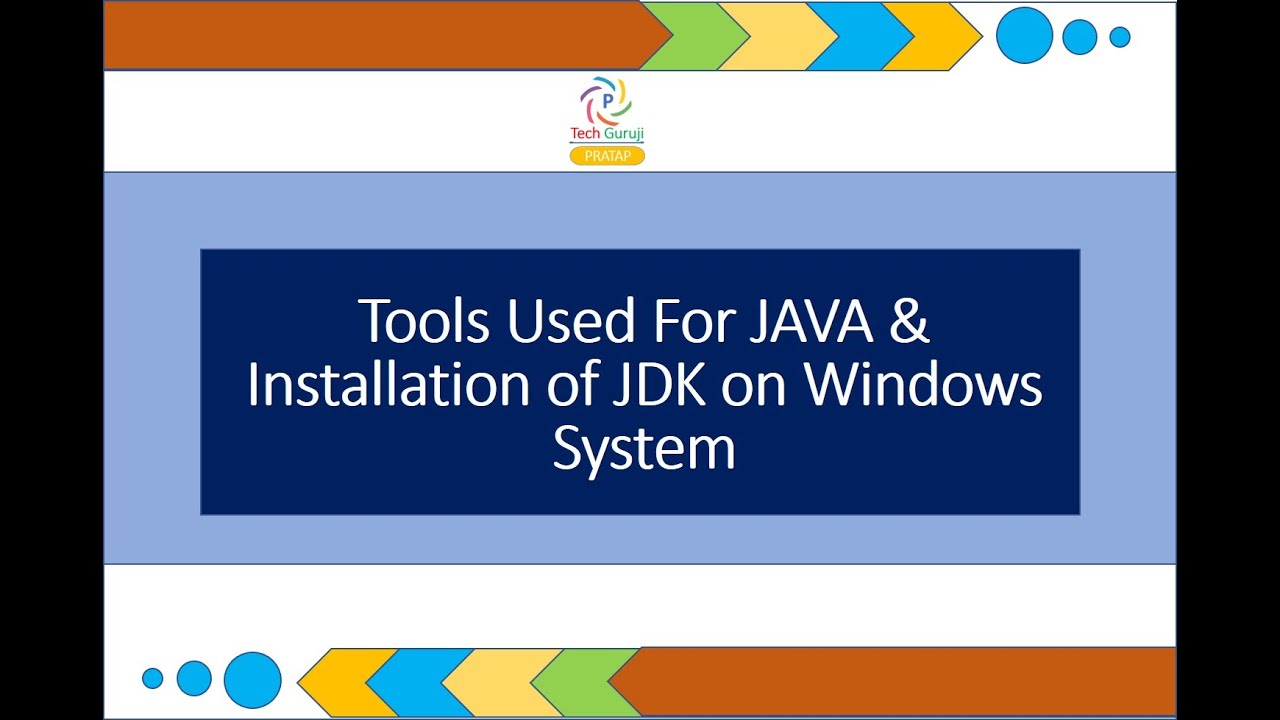 Lecture No 4: Software Installation & Setting Path to Run the Programs ...