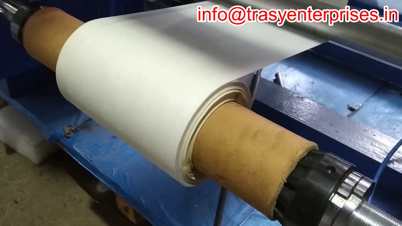 Hot Melt Coating machine - YouTube