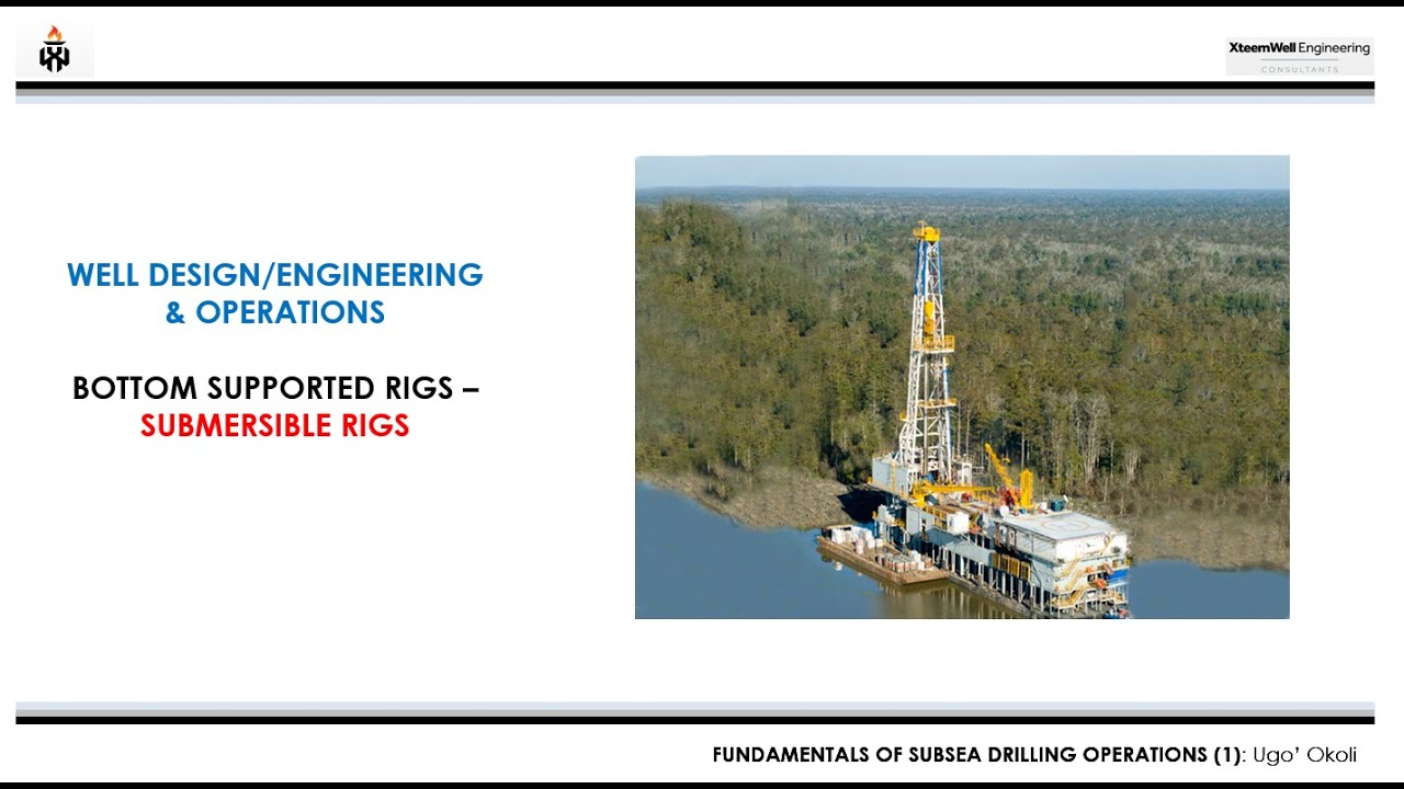 Fundamentals of Subsea Drilling Operations (d: Bottom Supported Rigs (1 ...