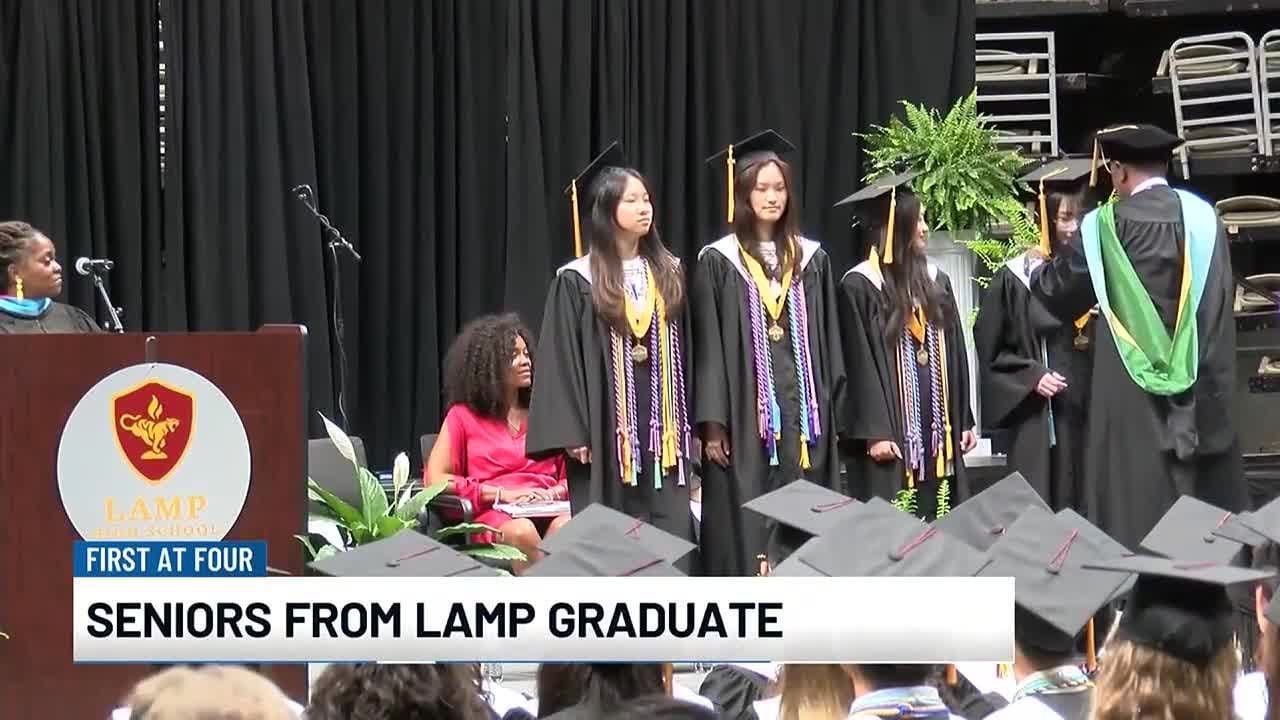 LAMP High School seniors graduate - YouTube