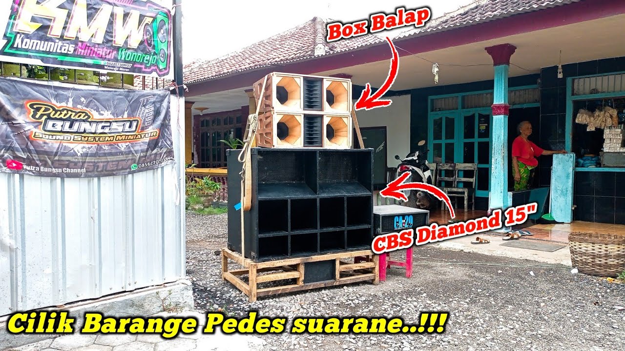 Cilik Balap..!!! Box Middle X CBS Diamond 15 inch Sound Probolinggo ...