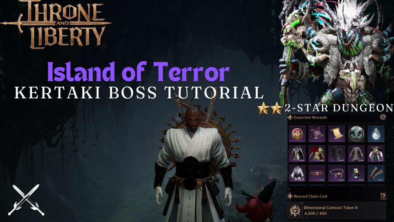 Kertaki Boss Tutorial Island of Terror | Throne & Liberty - YouTube