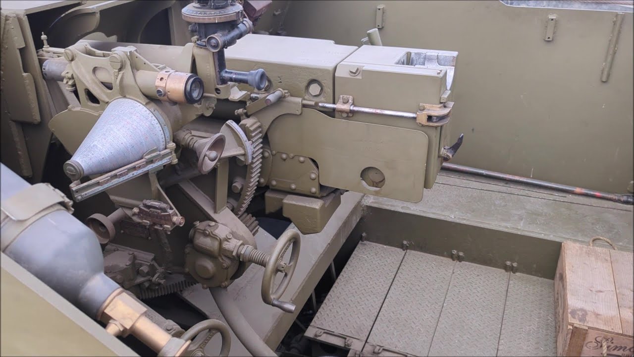 Sexton Self Propelled 25 pdr Artillery, close up at TANKFEST 2024 - YouTube