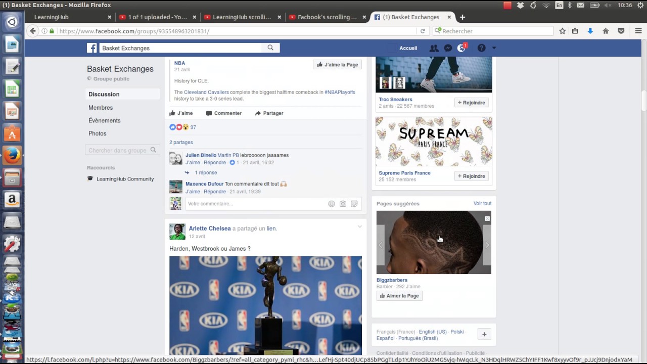 Facebook's scrolling system [UA] - YouTube