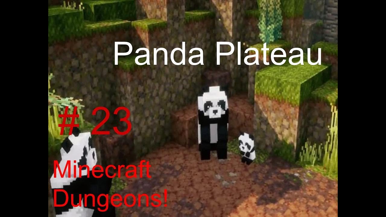 Pandas Are Awesome Panda Plateau Minecraft Dungeons Ep 23 - YouTube