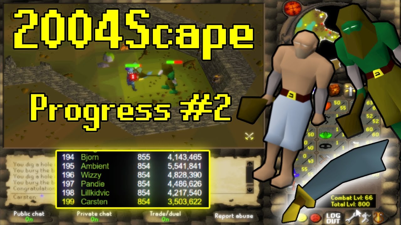 The end of Free to Play! (2004Scape Progress #2) - YouTube