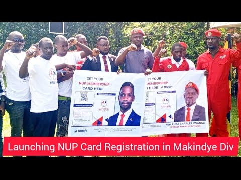 LIVE: LAUNCHING NUP CARDS IN MAKINDYE - YouTube