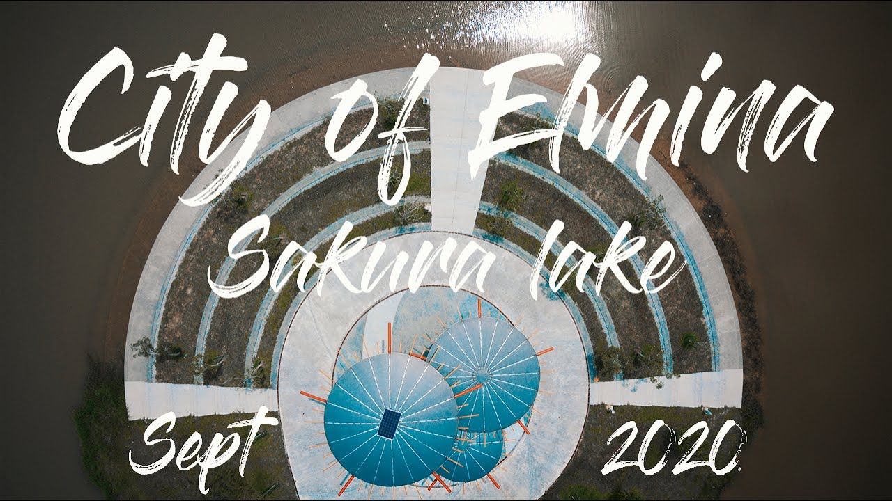 City of Elmina (Central Park and Sakura Lake, Elmina Green), 2020, DJI ...
