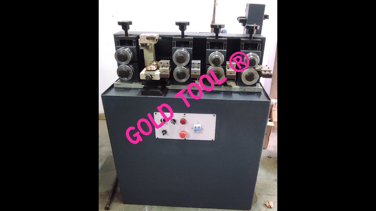 GOLD TOOL® JEWELLERY PIPE MAKING MACHINE - +91-9558401777 - YouTube
