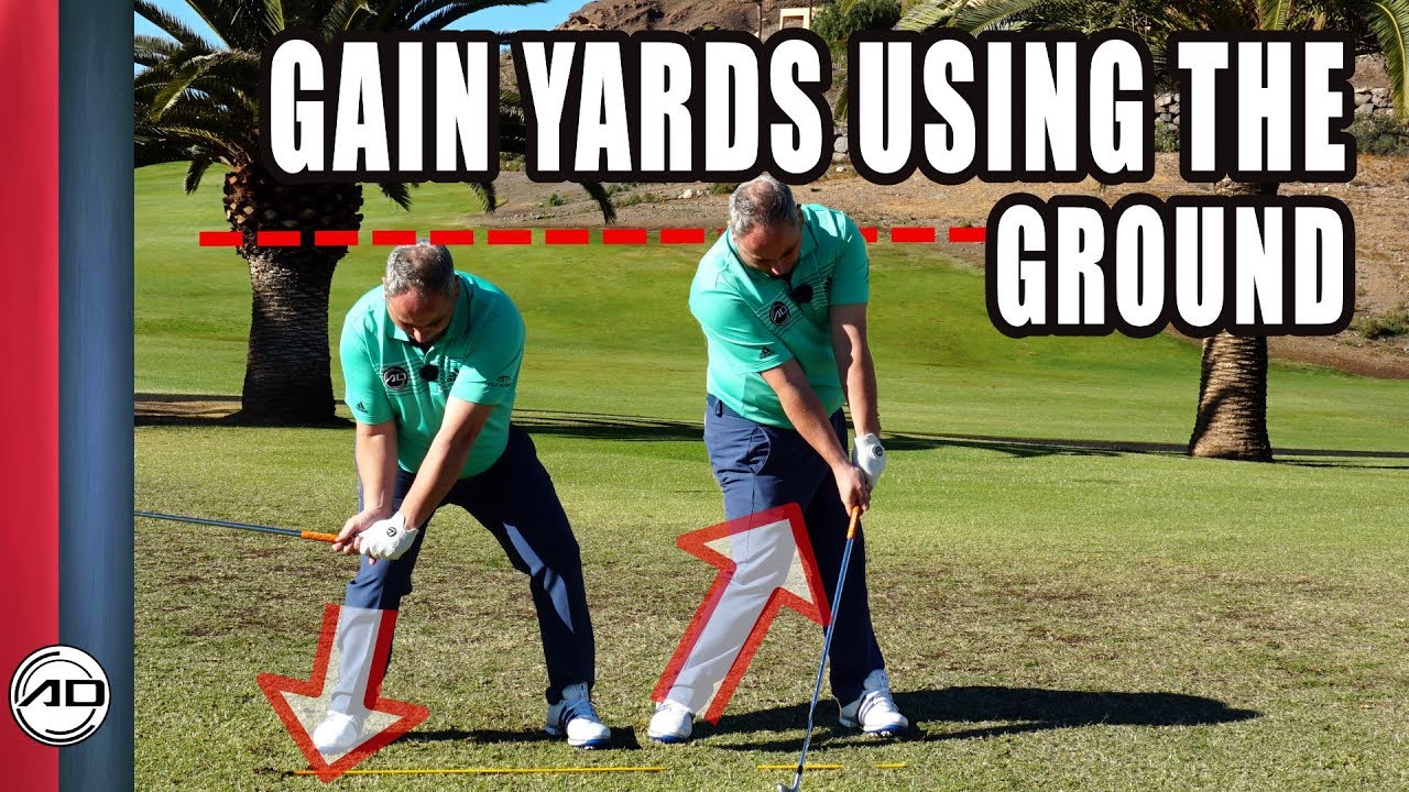 Golf - Gain Yards Using The Ground Correctly - YouTube