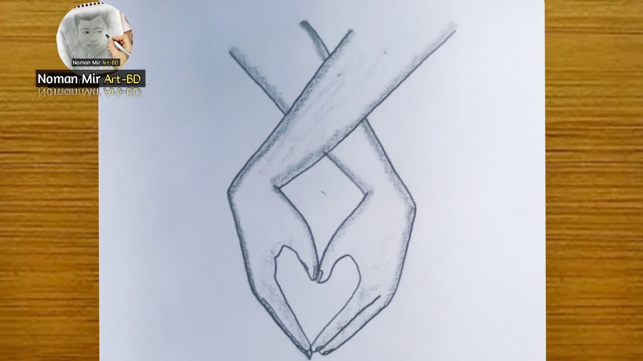 Two Hands Tied to the Bond of Love pencildrawing @nomanmirart-bd1623 ...