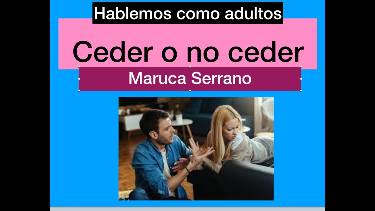 Ceder o no ceder - YouTube