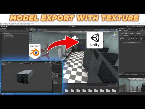 How to Export 3D Models with Packed Textures from Blender to Unity | Easy Workflow Tutorial