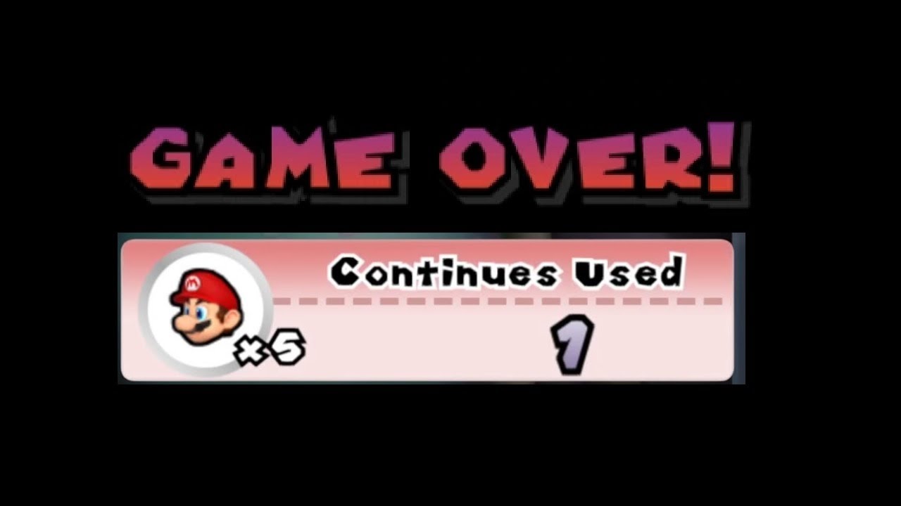 Game Over: New Super Mario Bros. Wii (Wii) - YouTube