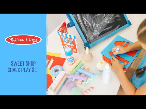Melissa & Doug Sweet Shop Chalk Play Set