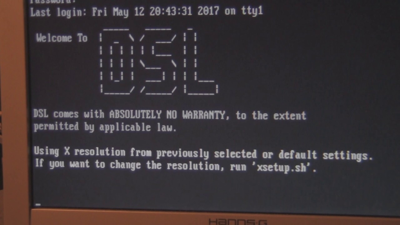 Pentium MMX 133 booting to DSL - YouTube