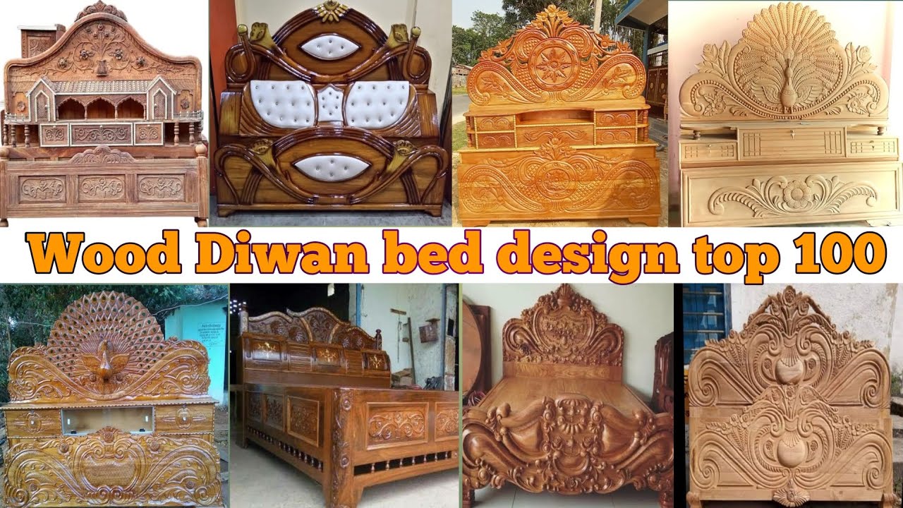 दीवान पलंग 2023 न्यू डिजाइनिंग king size double bad Diwan Top 100 model ...