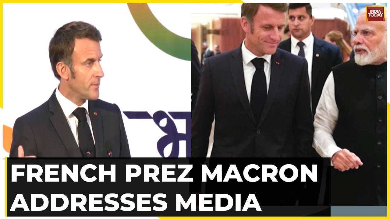 Key Modi-Macron Bilateral Talks: Watch French President Macron's Unity ...