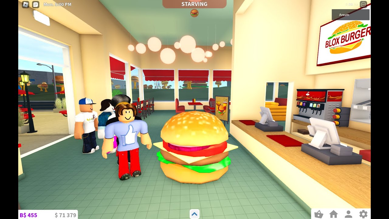 Getting the bloxburg APRIL FOOLS trophy with @ZincNz (we ate burgers as ...