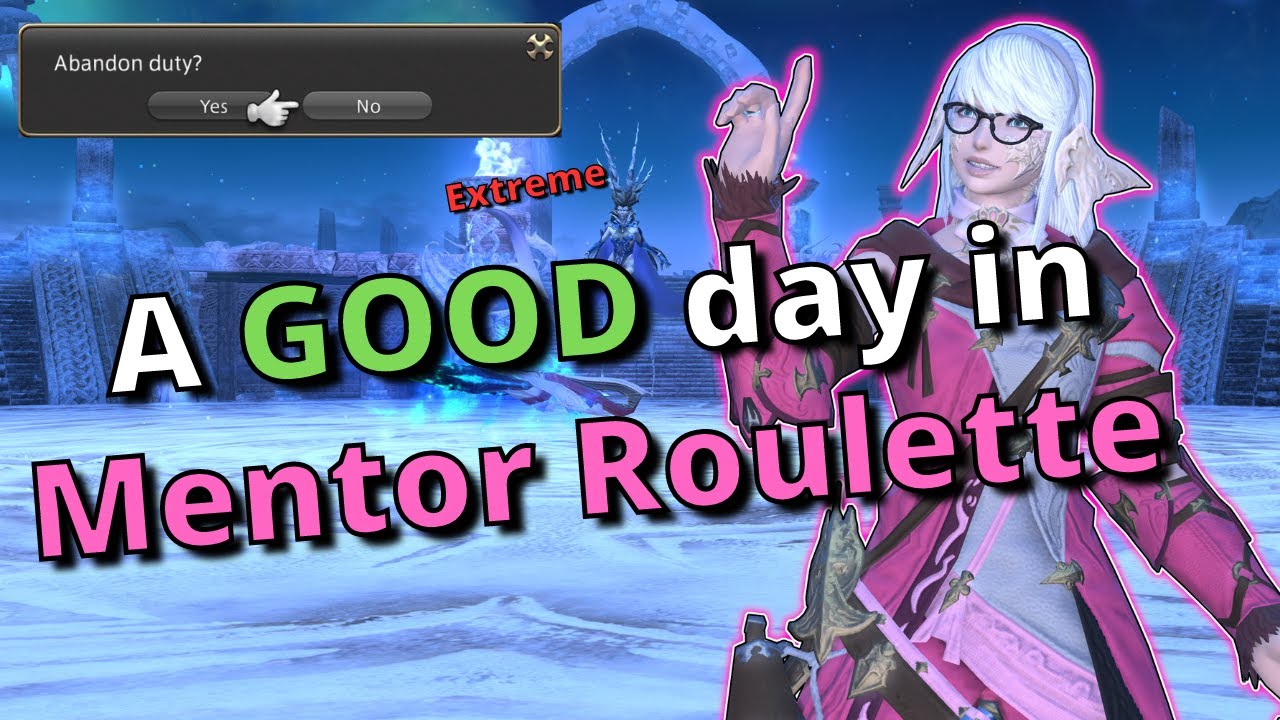 [FFXIV] A Good Day in Mentor Roulette - YouTube