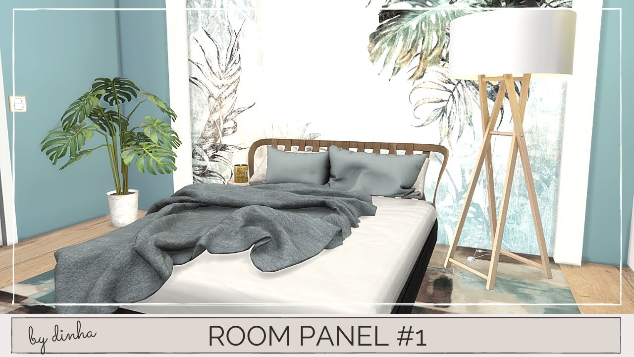 PANEL ROOM #1 + DOWNLOAD + TOUR + CC CREATORS | The Sims 4 | - YouTube