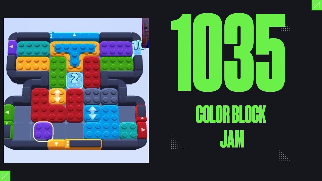 Color Block Jam Level 1035 | Best Strategy and Solution! - YouTube