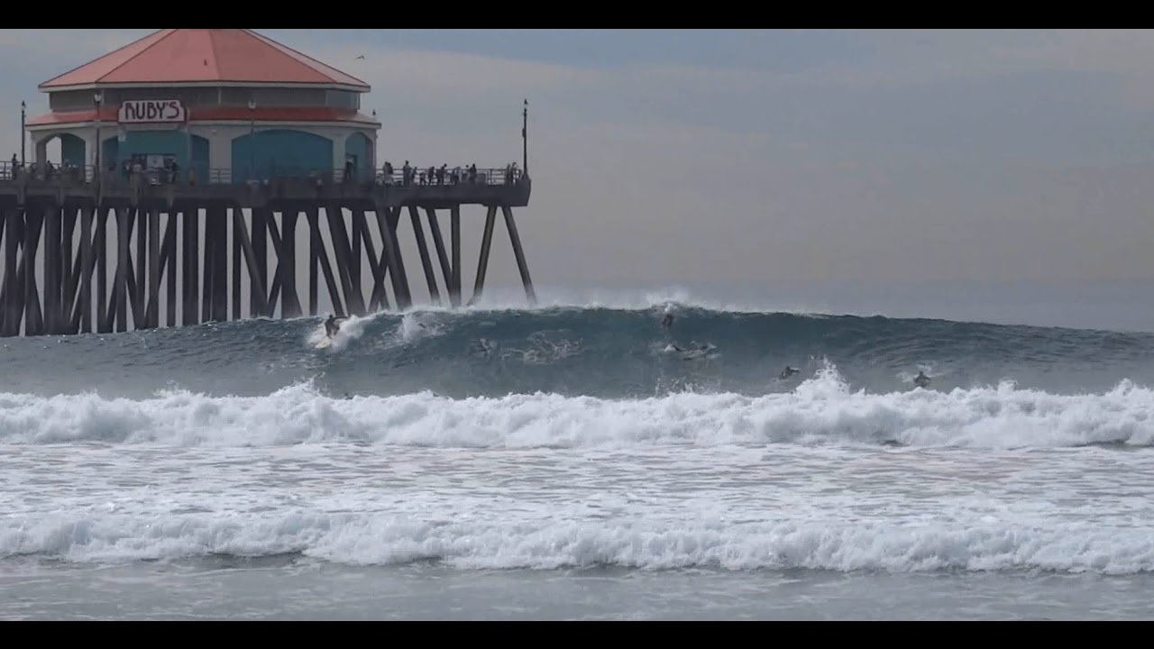 Huntington Beach, CA, Surf, 11/12/2016 - (1080p) - Part 2 - YouTube