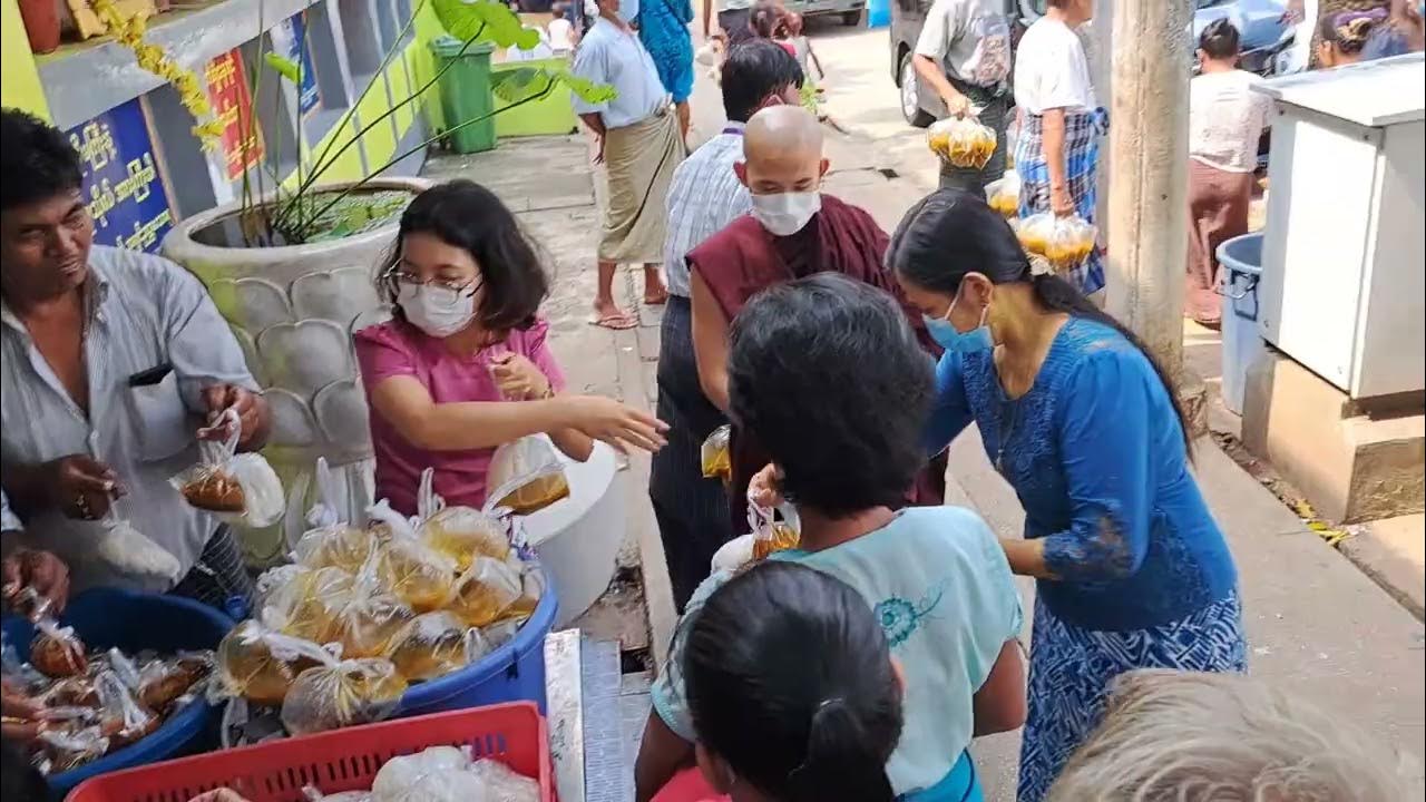 29 11 22 သရက်တောကျောင်းတိုက် သဘာဝတရားရိပ်သာ၌ နေ့လယ်ပိုင်း ထမင်း ဟင်း